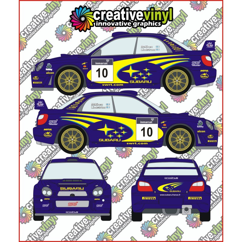 Subaru Impreza 2003 Acropolis Rally Graphics Kit