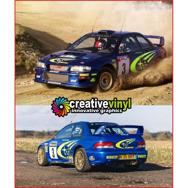 Subaru Impreza 2003 Acropolis Rally Graphics Kit