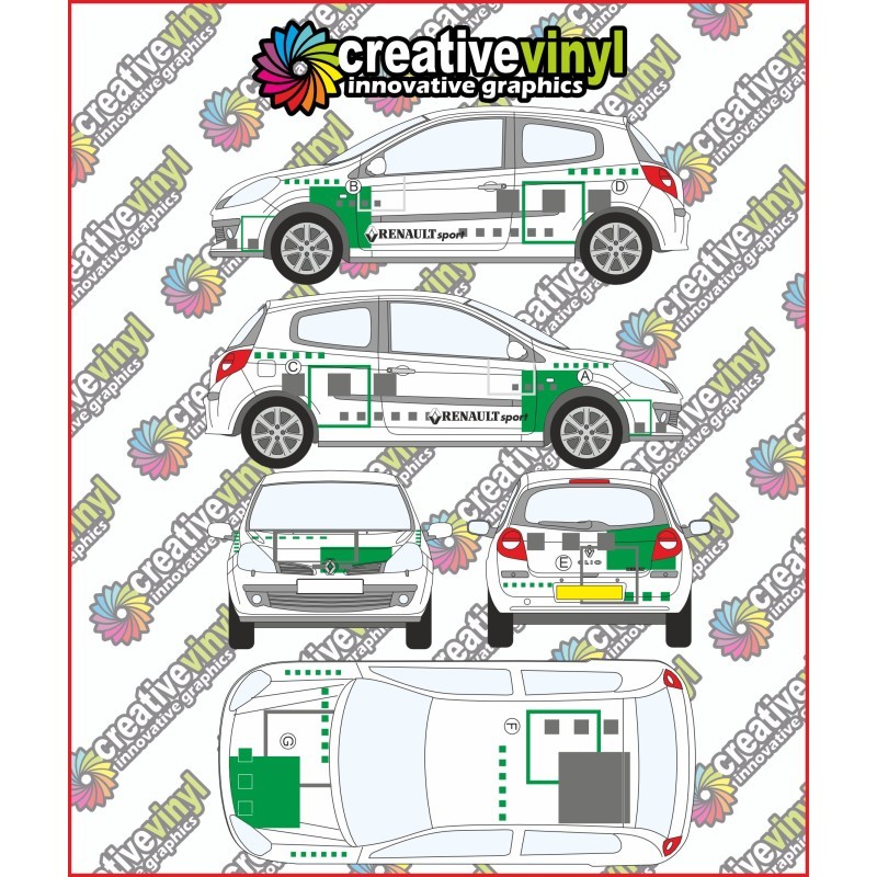 Renault Clio Stickers, Graphics and Decals
